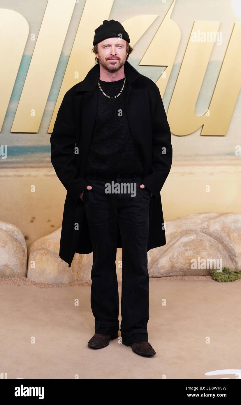 Aaron Paul attending the screening of season two of Fallout, at ...