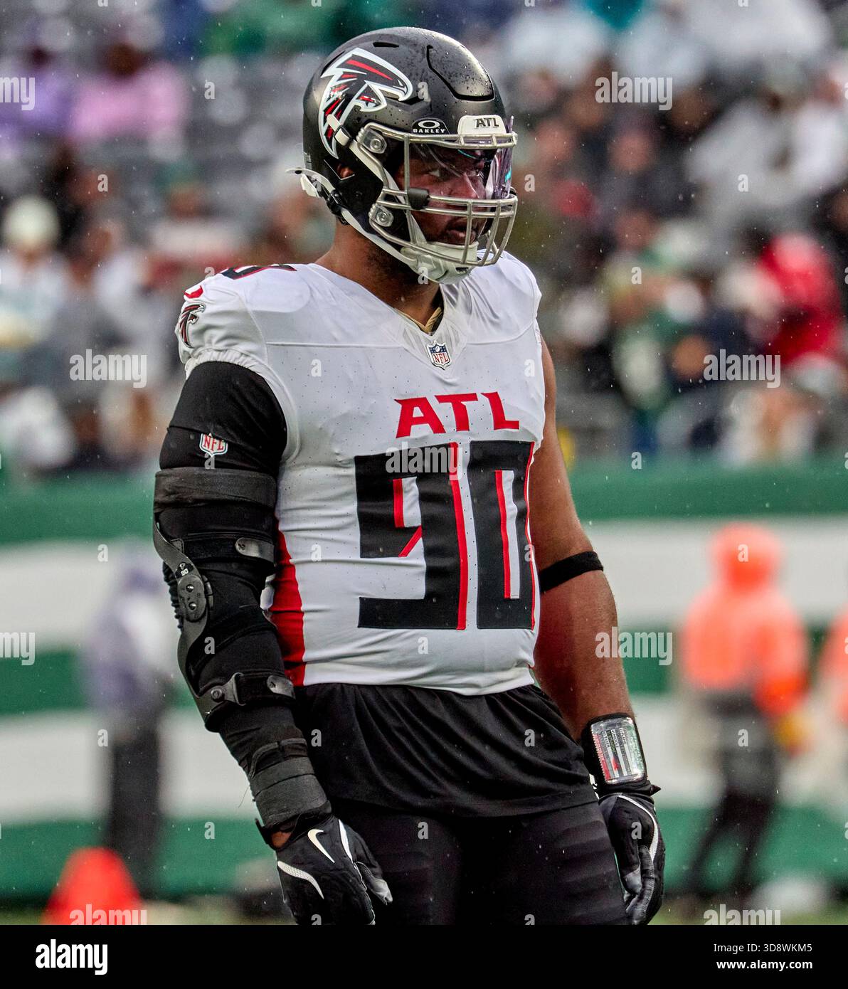 Atlanta Falcons defensive tackle David Onyemata (90) against the New ...