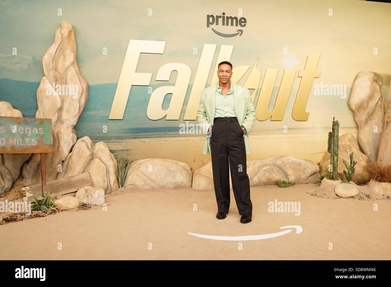 Aaron Moten attending the screening of season two of Fallout, at ...