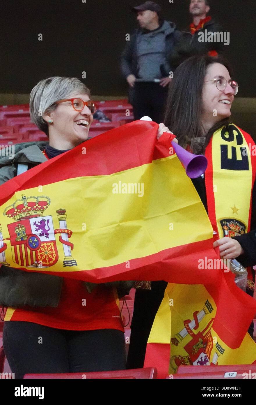 Spain fans [supporters] before the kick-off whistle ESP, Spain vs ...