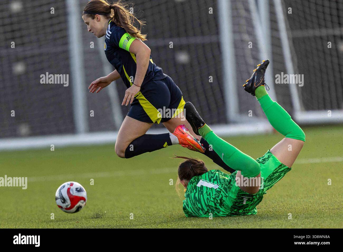 Kirkintilloch, Scotland. 2 December 2025. Nika Radolović of Croatia ...