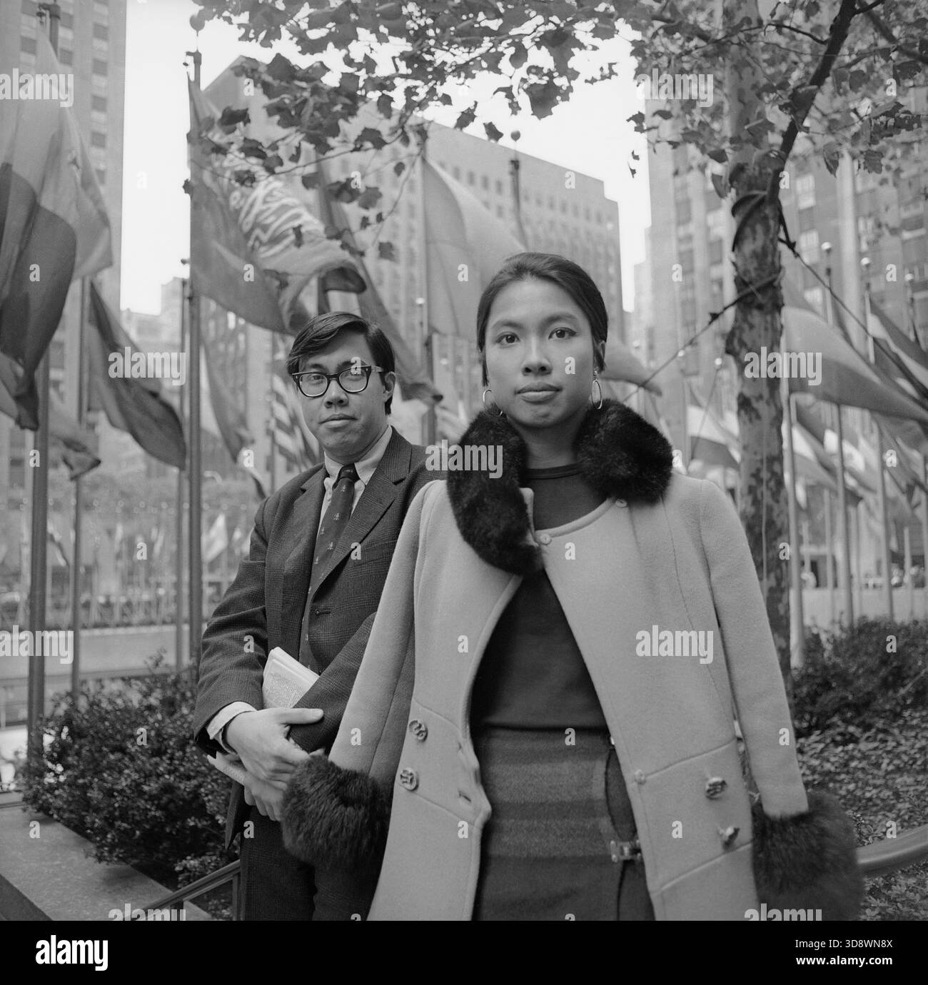 David and Monique Truong, son and daughter of Truong Dinh Dzu, are seen ...
