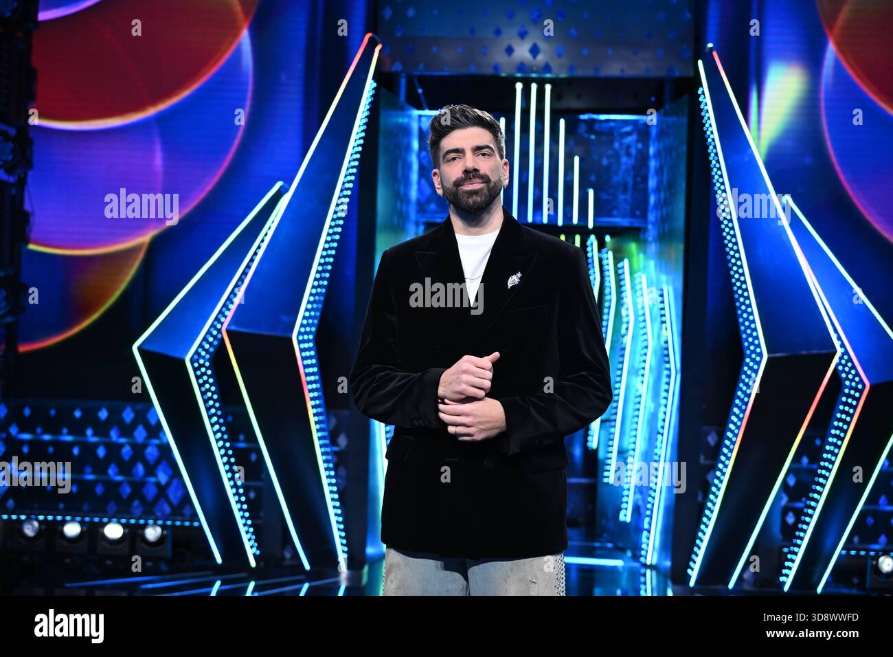 Rome, Rai studios on Via Asiago, "Sanremo Giovani" TV show. Pictured ...