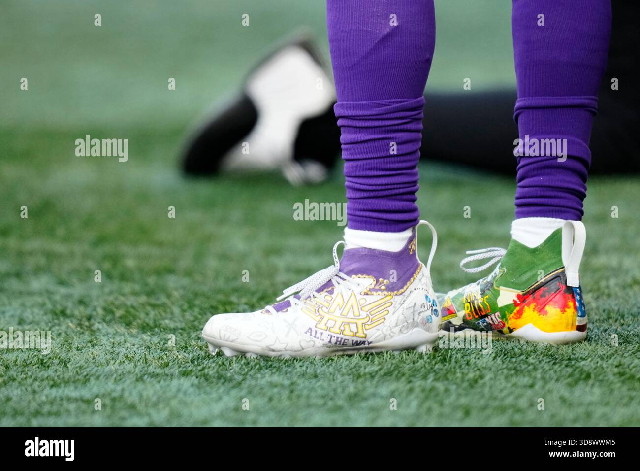 The My Cause My Cleats of Minnesota Vikings running back Aaron Jones Sr ...