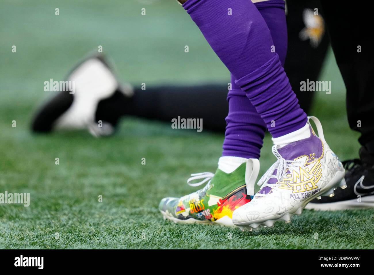 The My Cause My Cleats of Minnesota Vikings running back Aaron Jones Sr ...