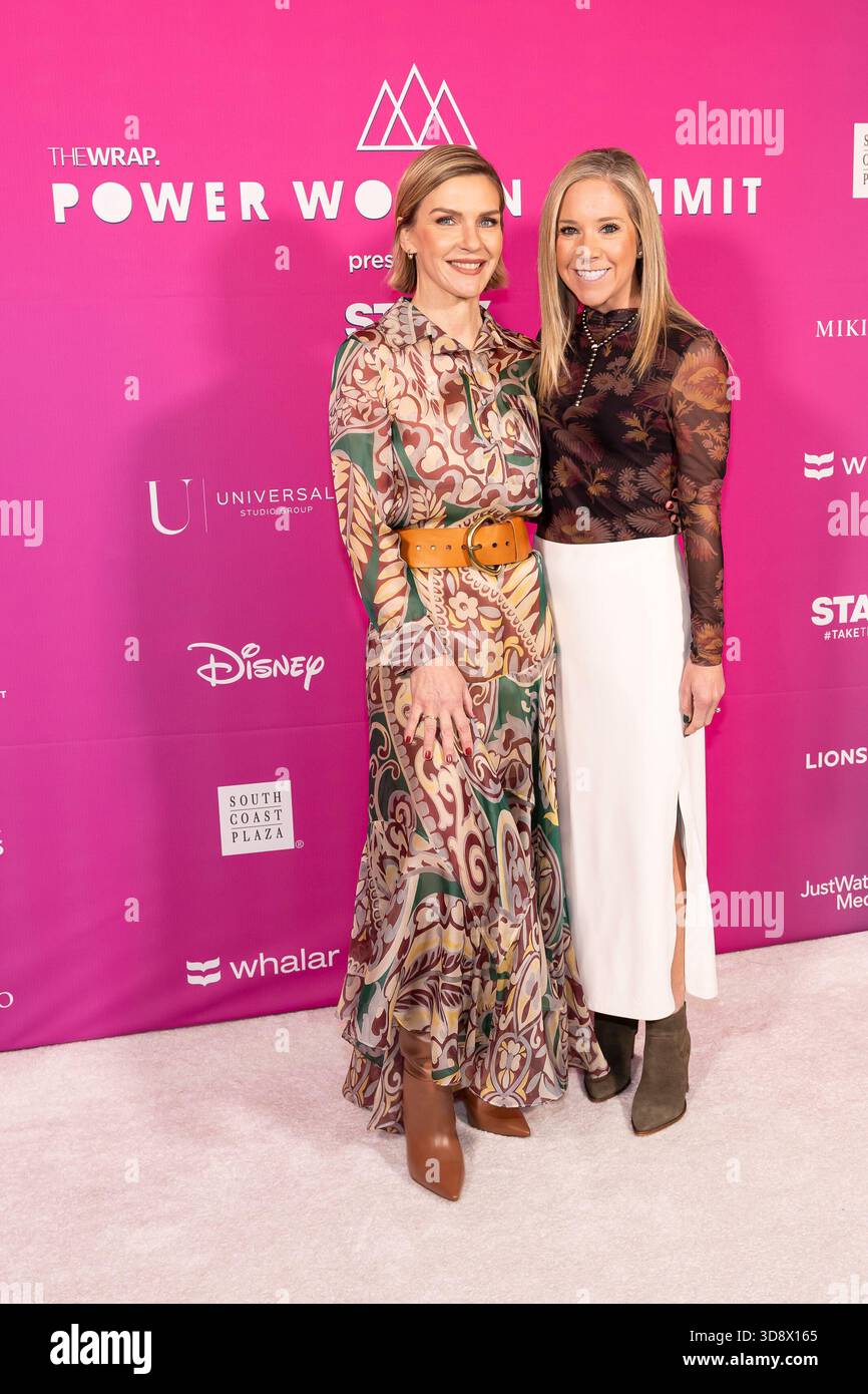 Rhea Seehorn and Amanda Zurawski attend the arrivals of TheWrap Power ...