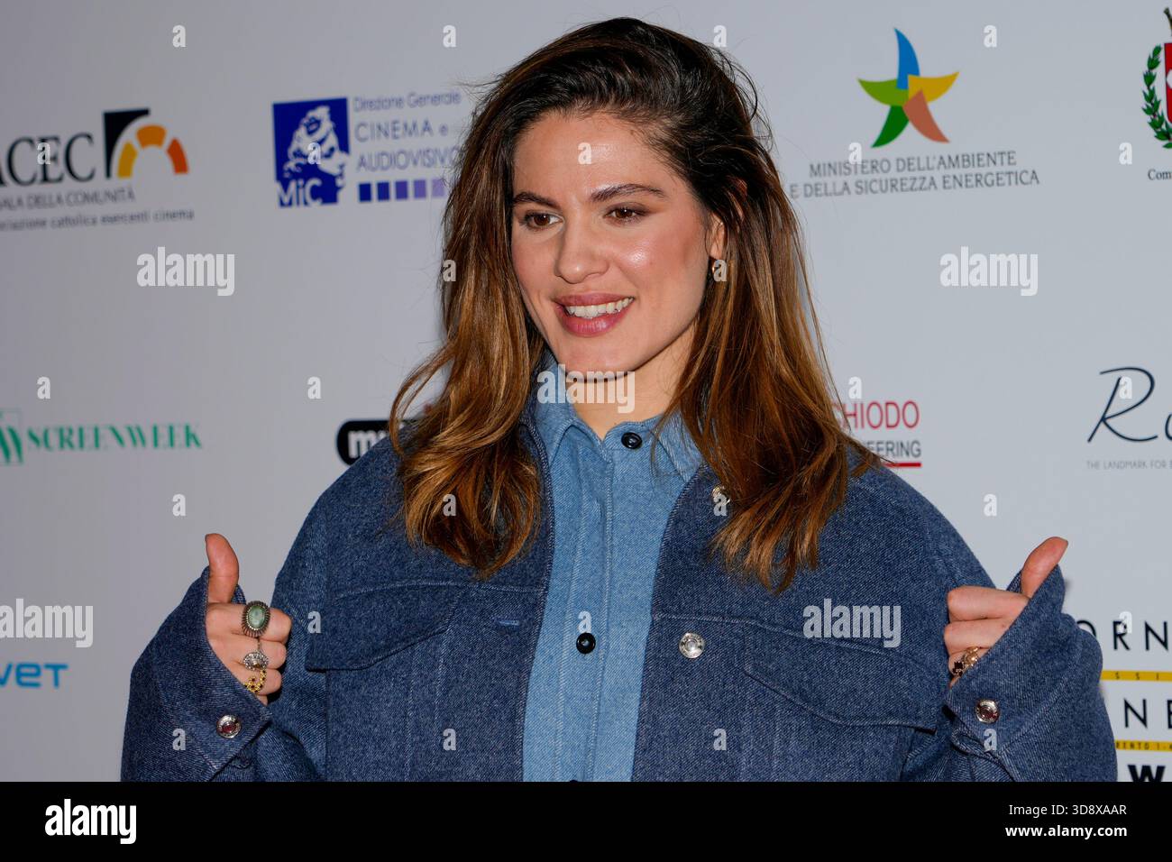 Giulia Vecchio attends a photocall during the 48th Giornate ...