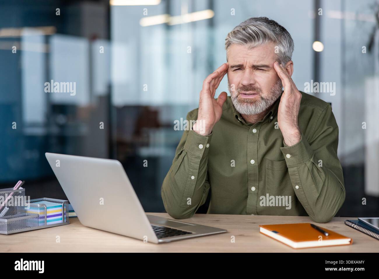 Mature man feeling intense hi-res stock photography and images - Alamy