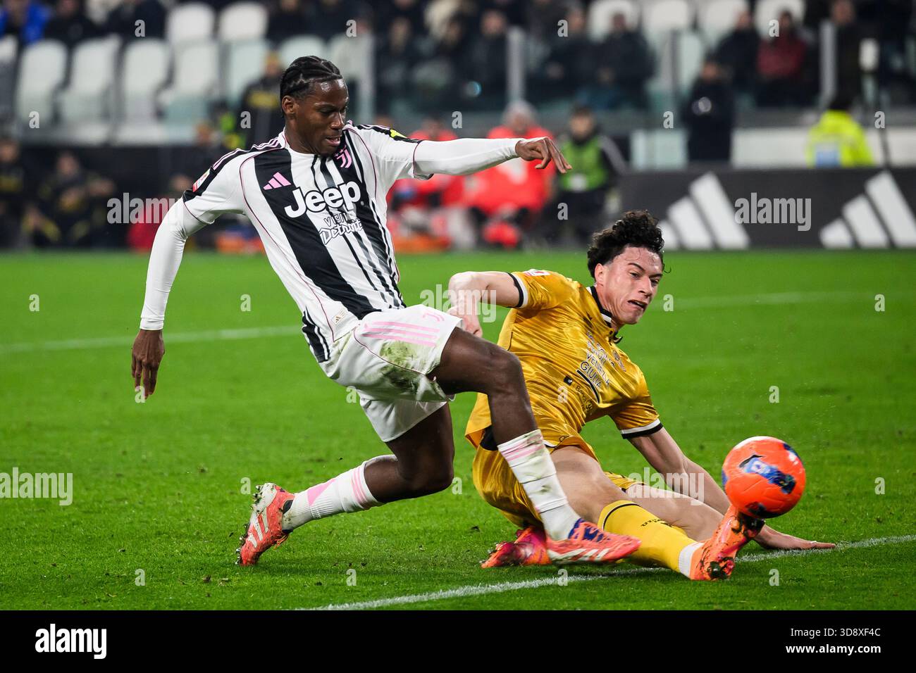 Matteo Palma of Udinese Calcio scores a own goal during the Coppa ...