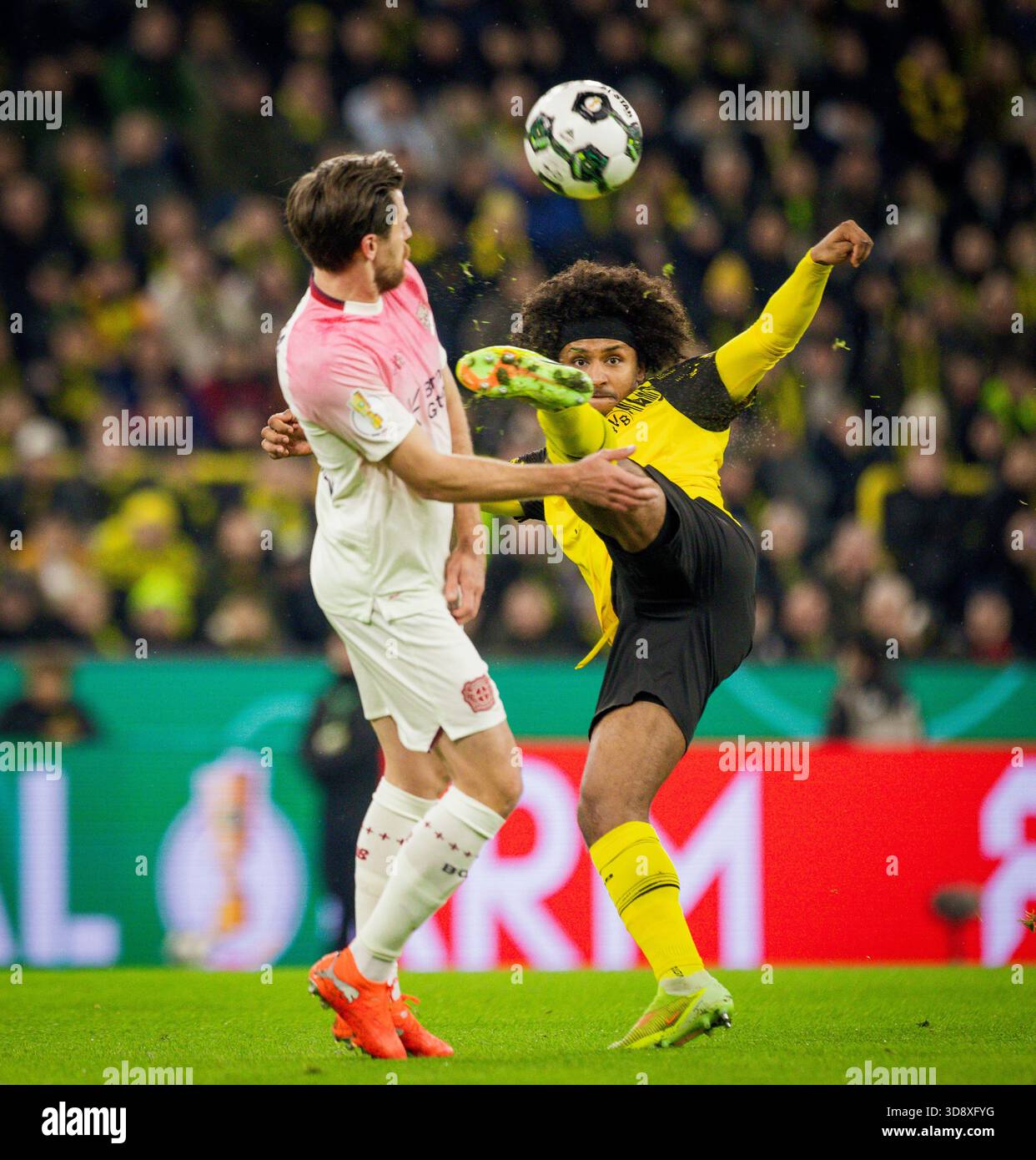 Dortmund, Germany. 02nd Dec 2025. . Karim Adeyemi (BVB) Jonas Hofmann ...