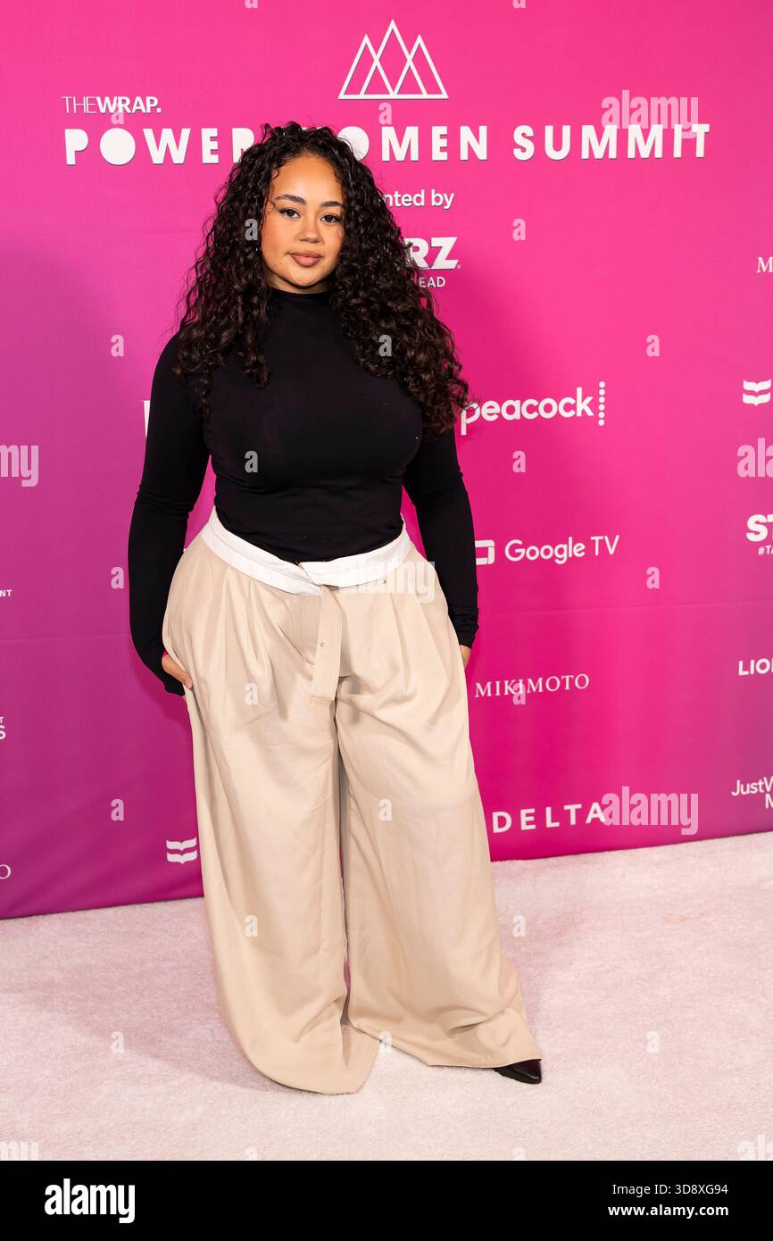 Phaith Montoya attends the arrivals of TheWrap Power Women Summit 2025 ...