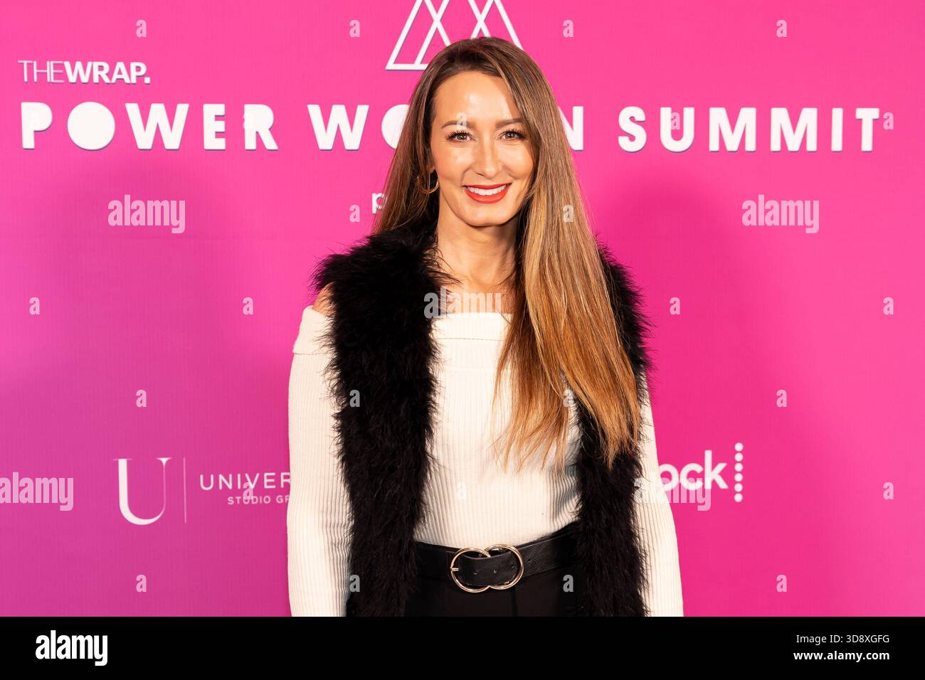 Kristina Denton attends the arrivals of TheWrap Power Women Summit 2025 ...