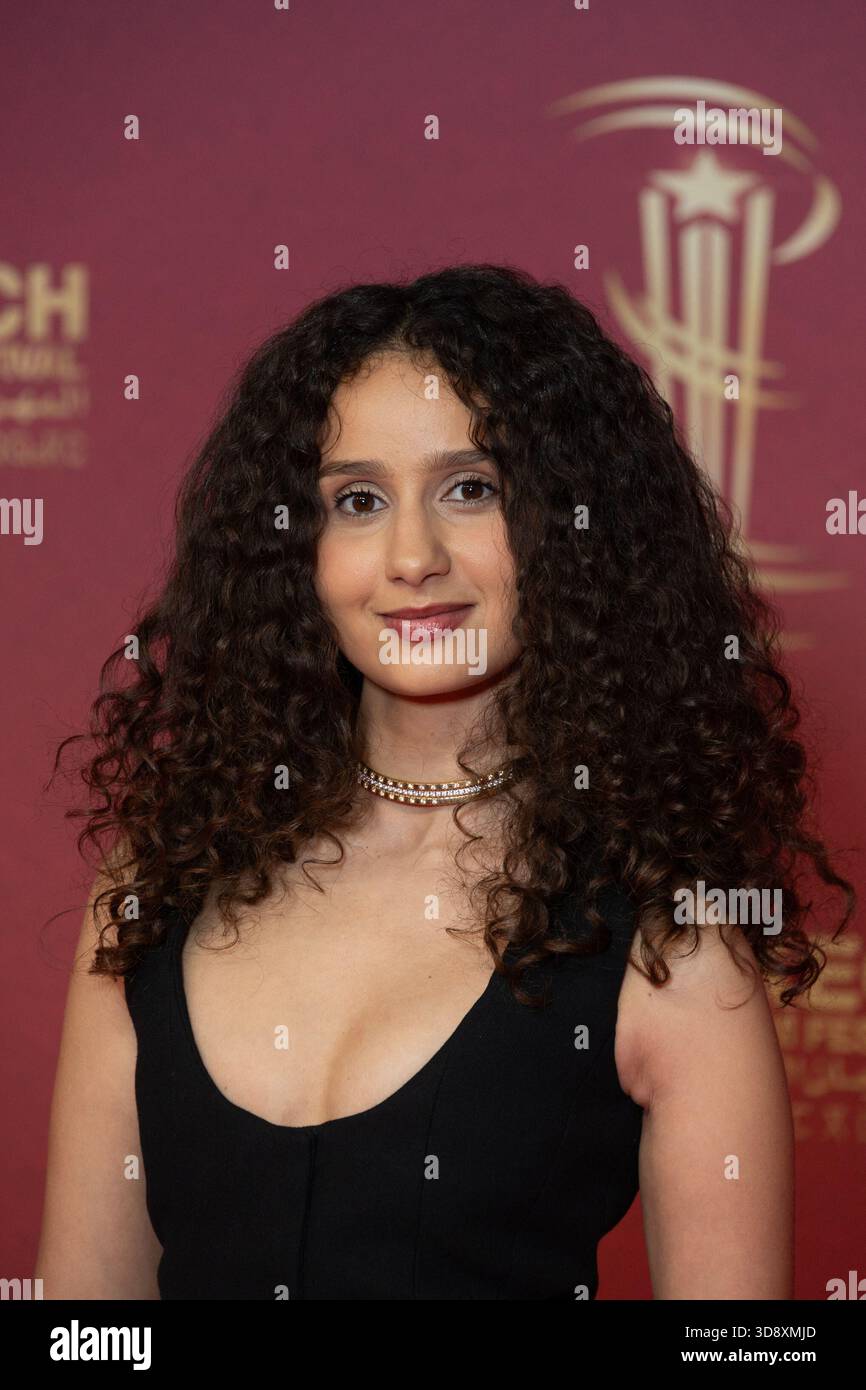 Oulaya Amamra attends the 22nd Marrakech International Film Festival ...