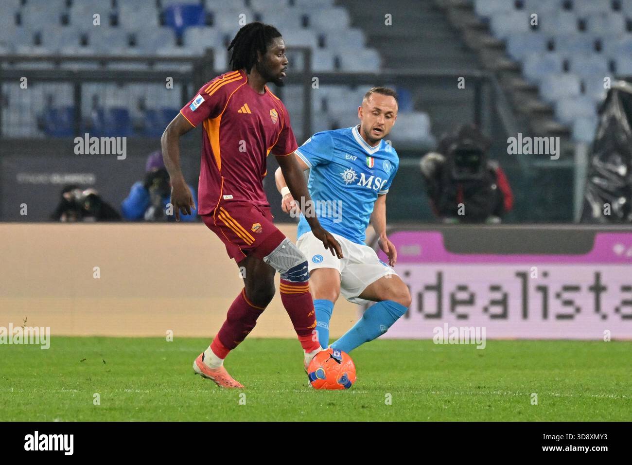 Manu Koné during the Italian championship Serie A 2025-2026 football ...