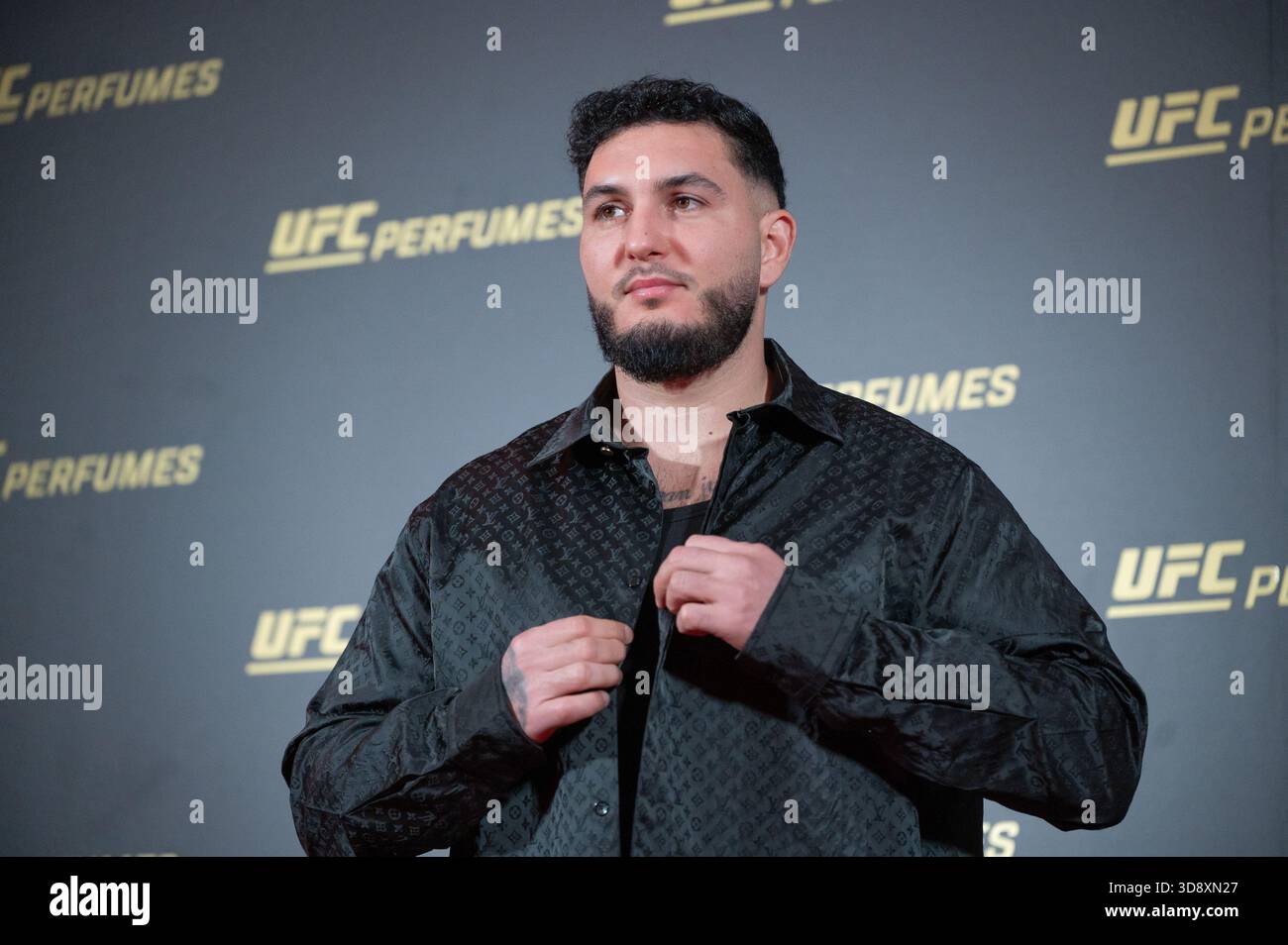 Omar Montes attends the UFC perfumes presentation at Espacio Larra on ...