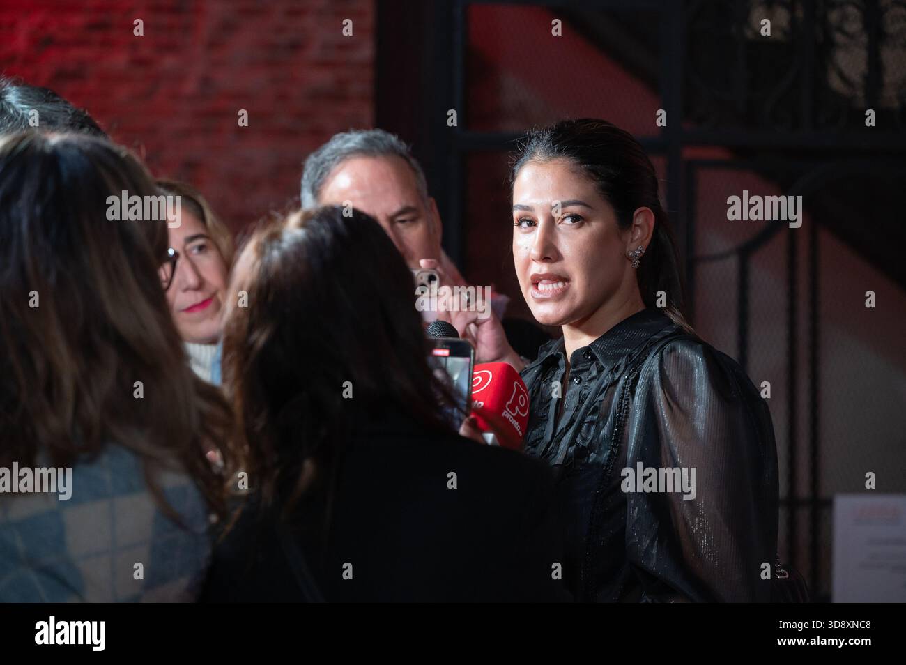 Gabriela Guillén attends the UFC perfumes presentation at Espacio Larra ...