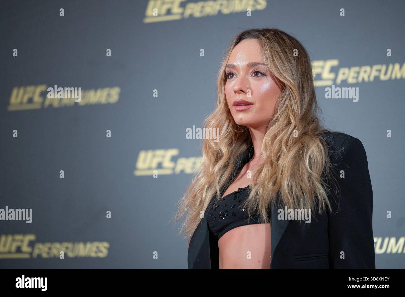 Madrid, Spain. 02nd Dec, 2025. Ana Mena attends the UFC perfumes ...