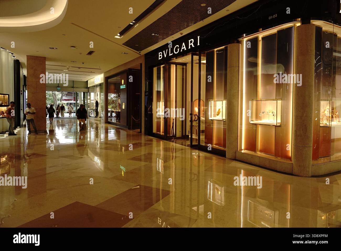 ION Orchard Centre, Orchard Road, Singapore 9th September, 2025 Interior view of the mega-up ...