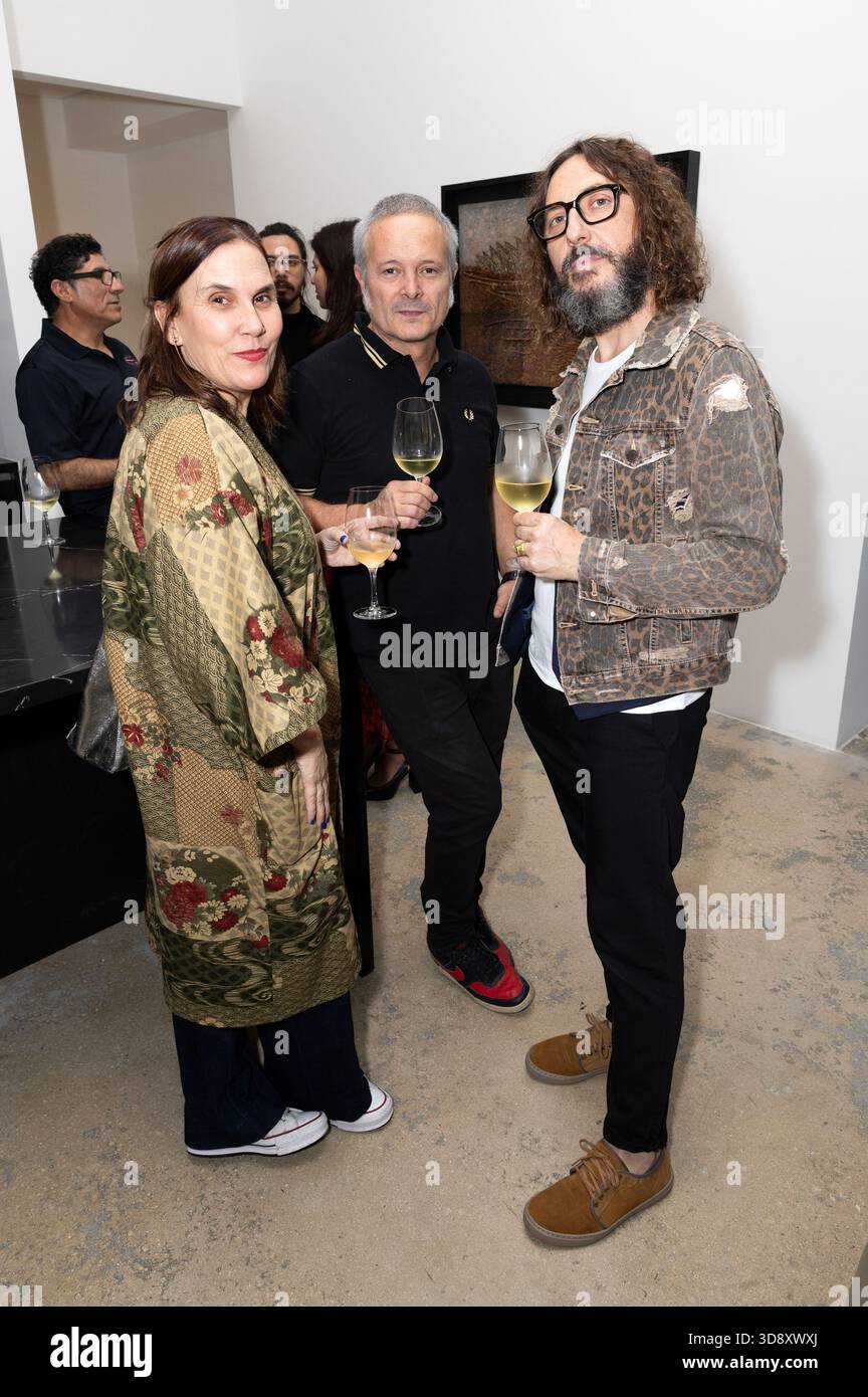 MIAMI, FL - DEC 1: Carolina Parra, Nacho Ruiz and FOD are seen during ...