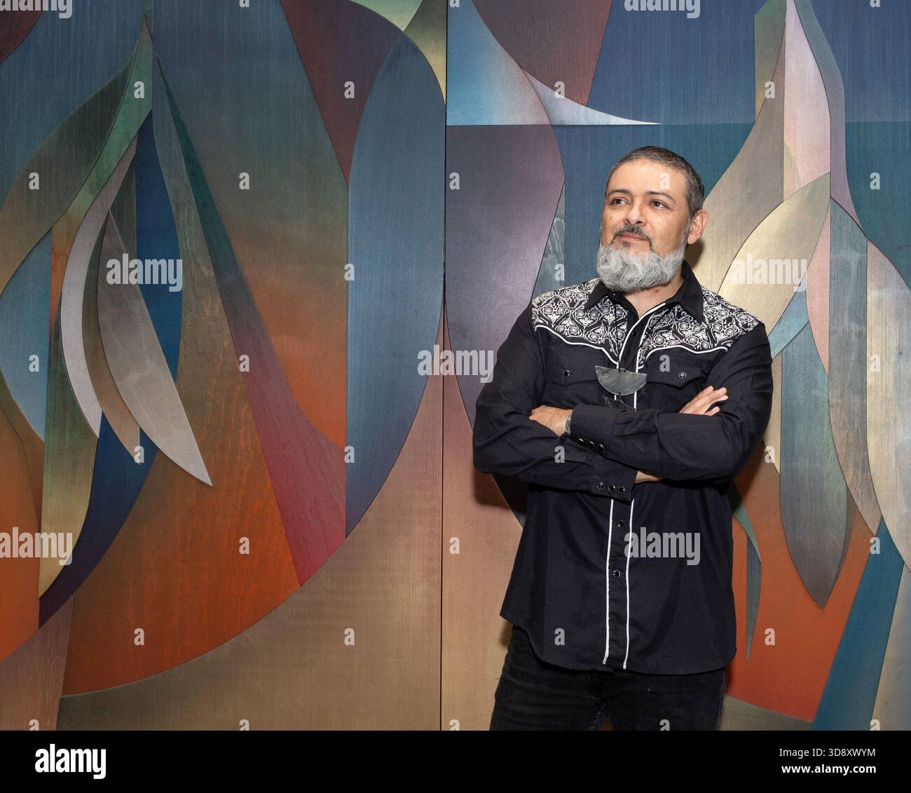 MIAMI, FL - DEC 1: Artist Omar Barquet are seen during El Espacio 23 ...