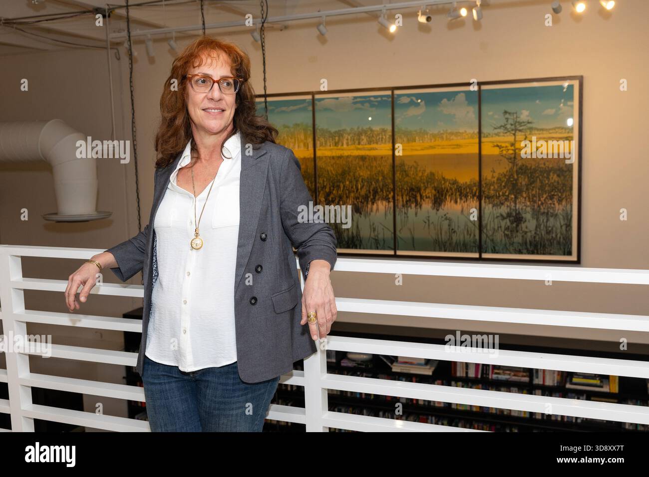 MIAMI, FL - DEC 1: Artist Jennifer Basile is seen during El Espacio 23 ...