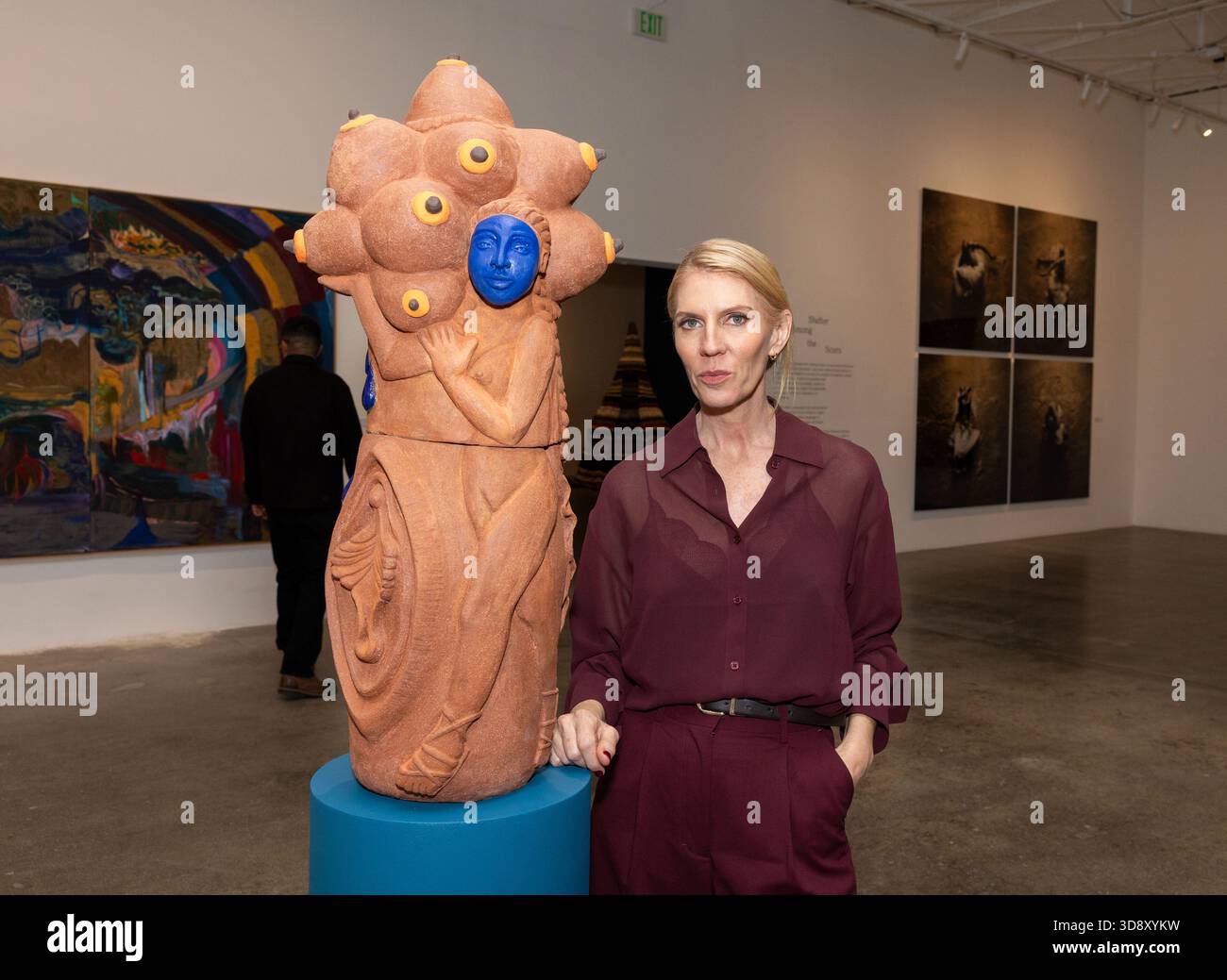 MIAMI, FL - DEC 1: Artist Nina Surel is are seen during El Espacio 23 ...