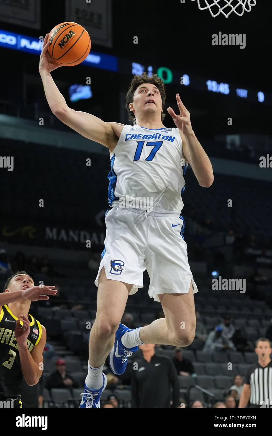 Creighton forward Kerem Konan (17) during the first half of an NCAA ...