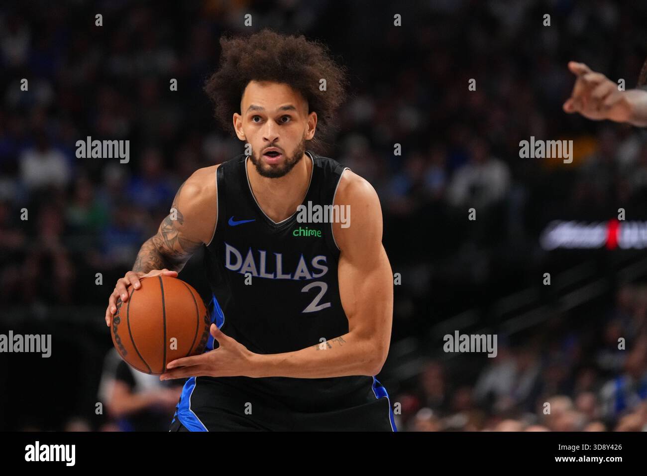 Dallas Mavericks center Dereck Lively II works the floor during the ...