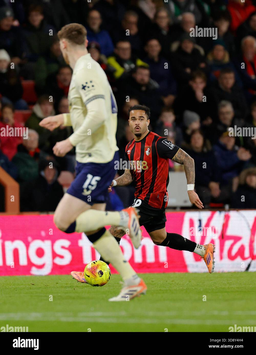 2nd December 2025, Bournemouth, Dorset, England; Premier League Football, AFC Bournemouth versus ...