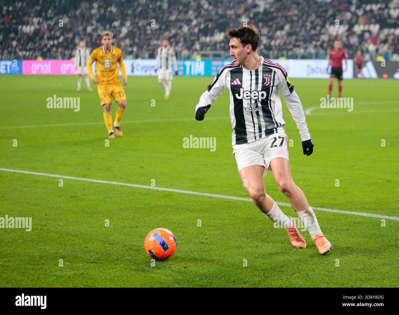 Andrea Cambiaso of Juventus FC during the Coppa Itallia, 2025/26 season ...