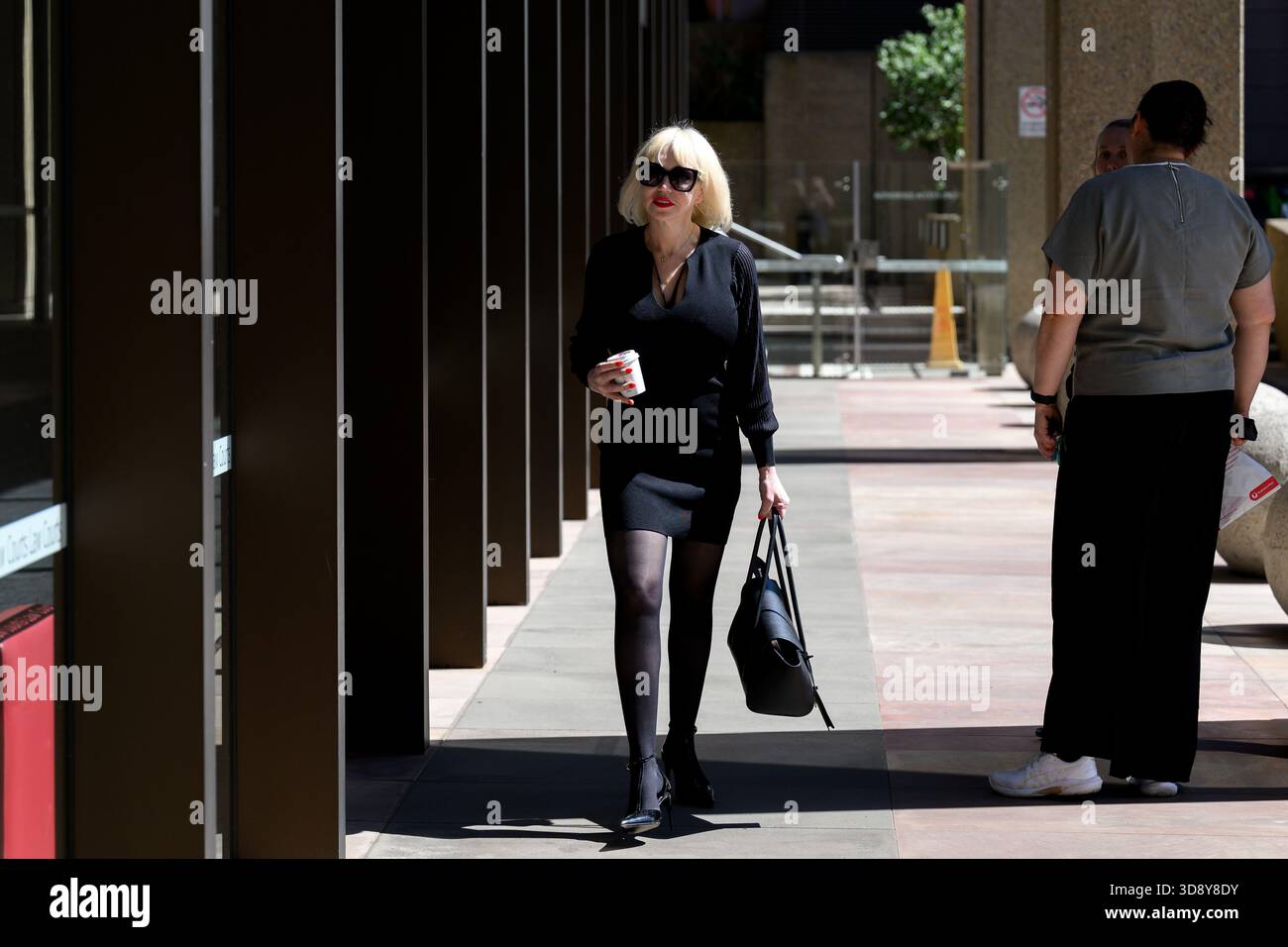 Bruce Lehrmann’s lawyer Zali Burrows arrives at the Federal Court of ...