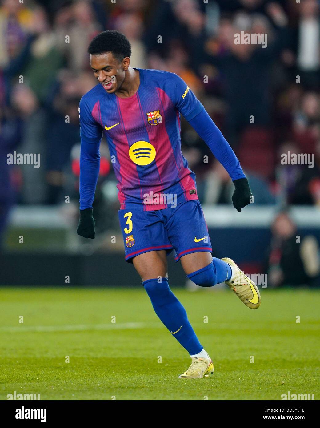 Alejandro Balde of FC Barcelona during the La Liga EA Sports match ...