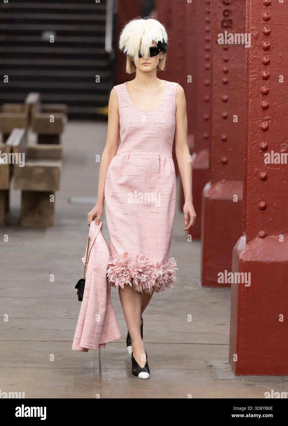 A model walks the runway during the CHANEL 2025/26 Métiers d'art ...