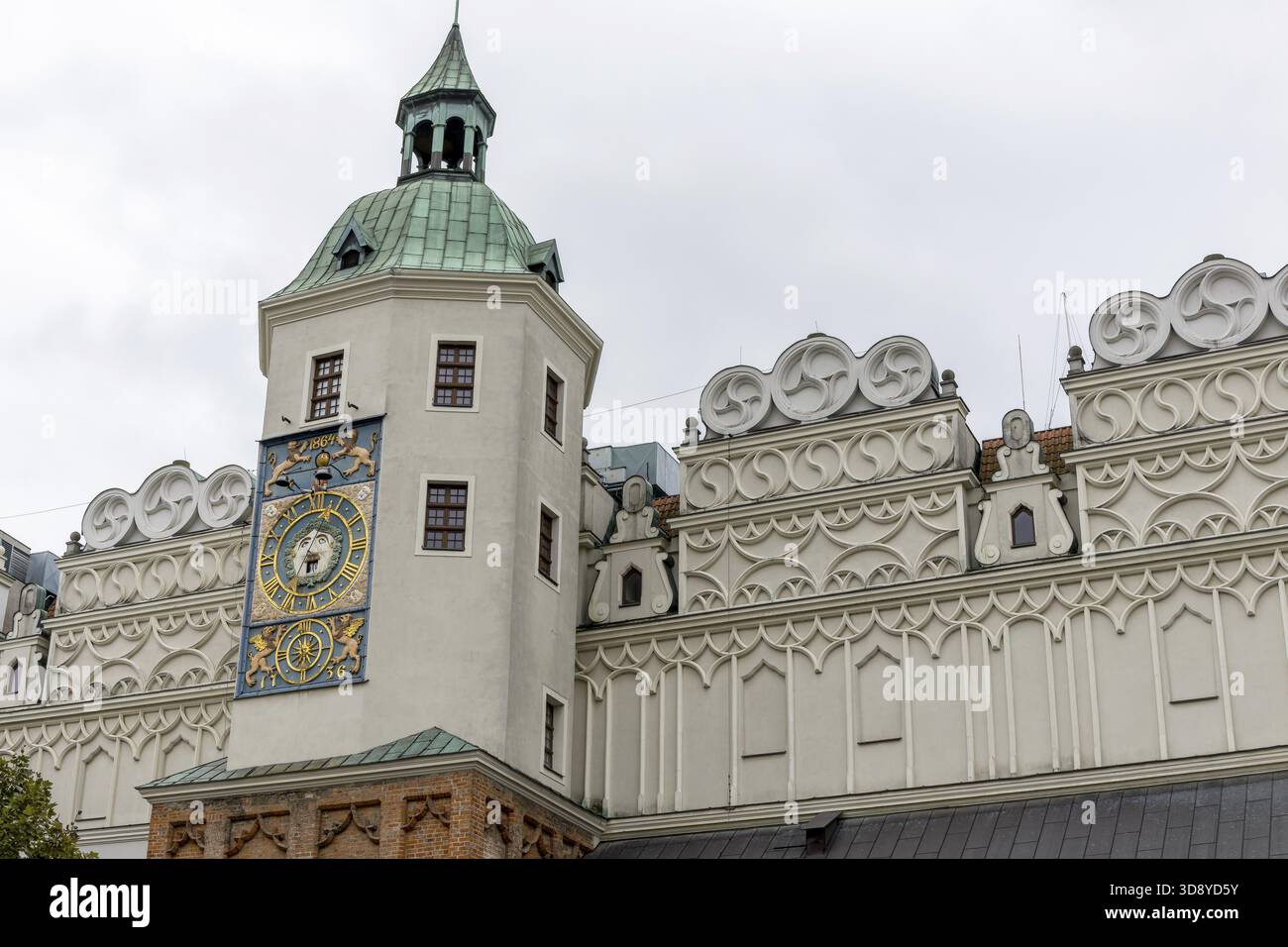 Central courtyards of the Pomeranian Dukes Castle in Szczecin, Zamek ...
