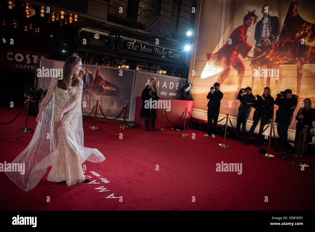 Alice Loxton attends the World Premiere of new Sky Original "Amadeus ...