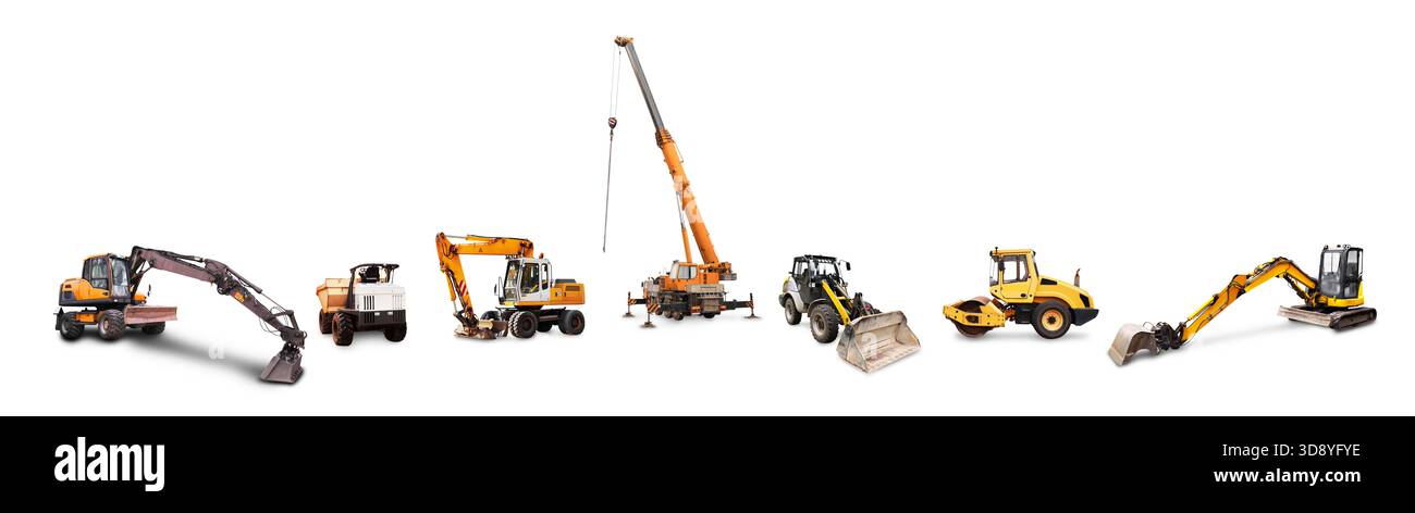 Construction machinery industrial transport Cut Out Stock Images ...