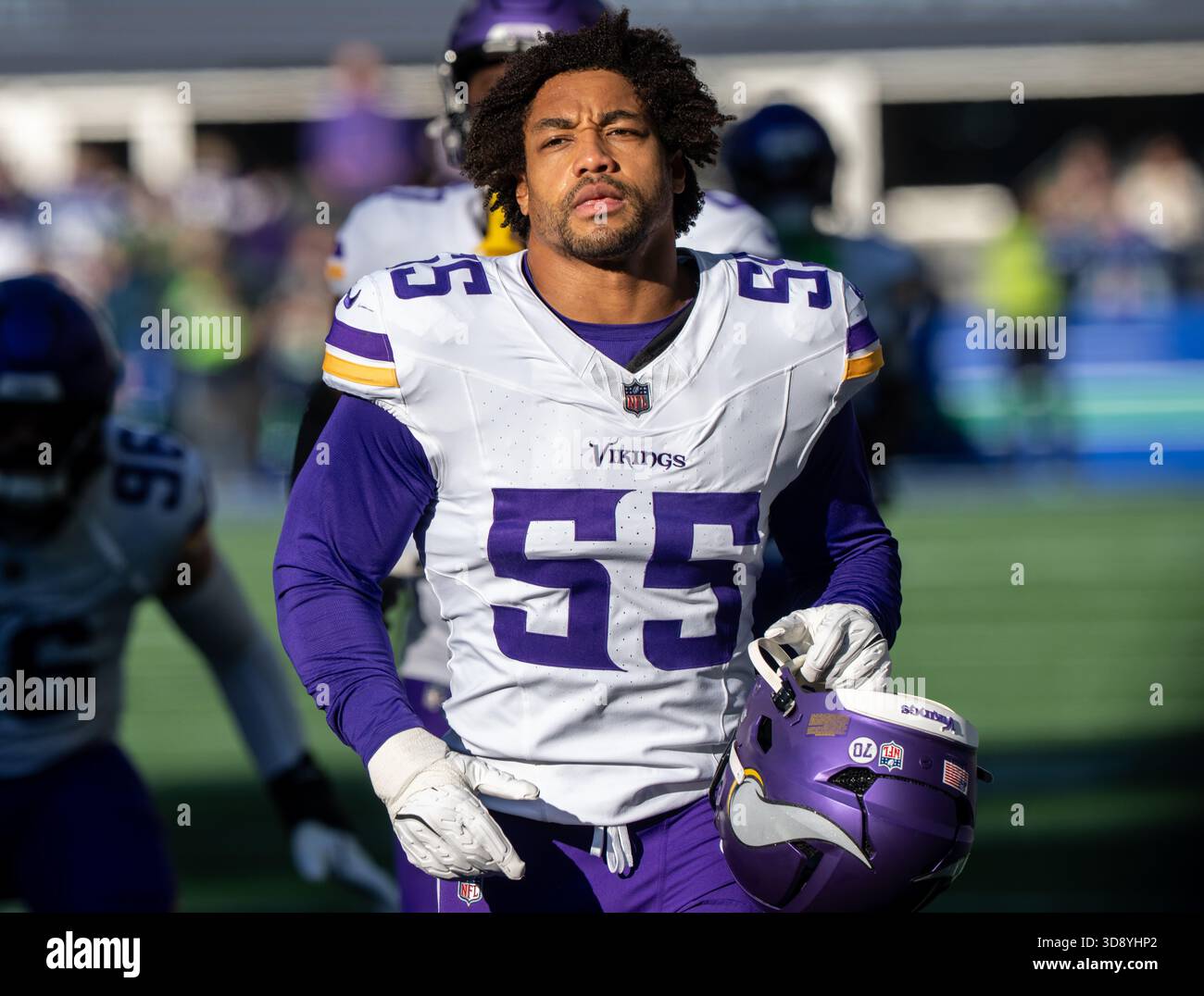 Minnesota Vikings linebacker Eric Wilson is pictured before an NFL ...
