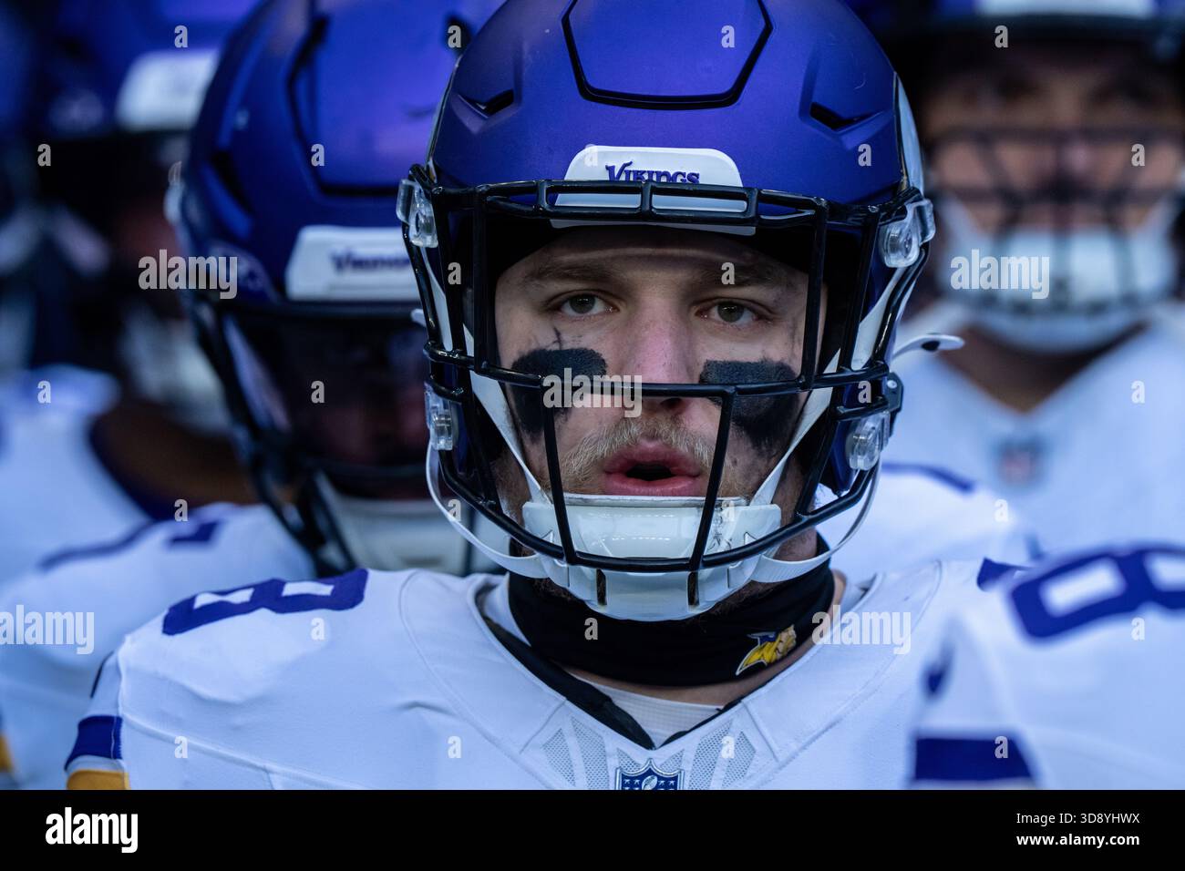 Minnesota Vikings linebacker Jonathan Greenard is pictured before an ...