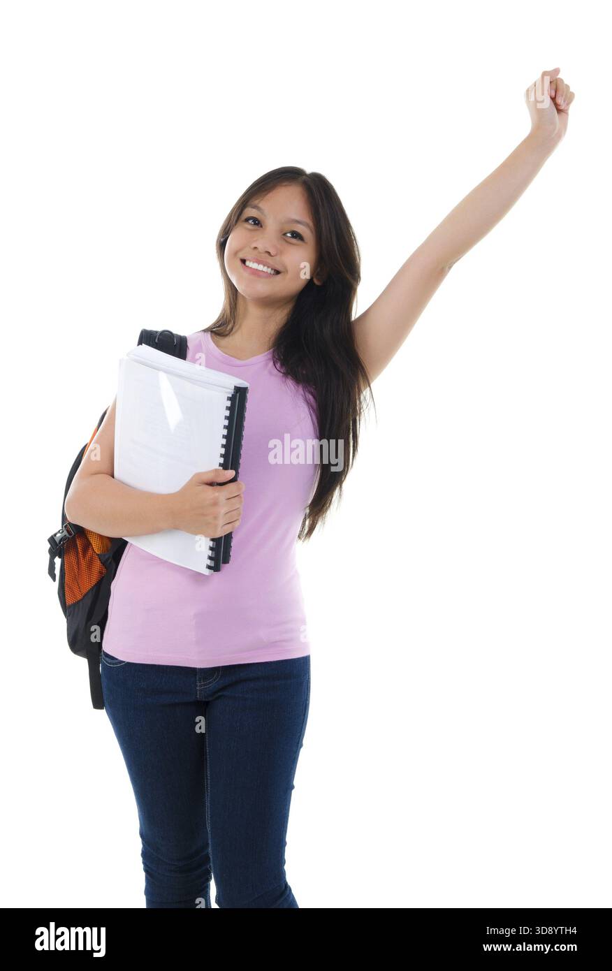 Happy asian thai woman Cut Out Stock Images & Pictures - Alamy