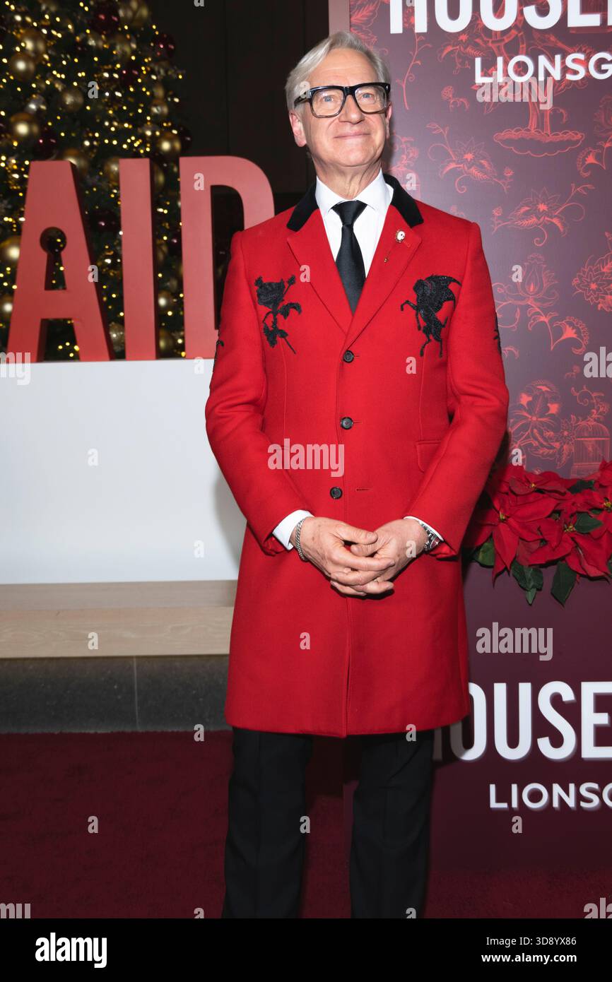 Paul Feig attends the NY premiere or Housemaid at 787 on Seventh on ...