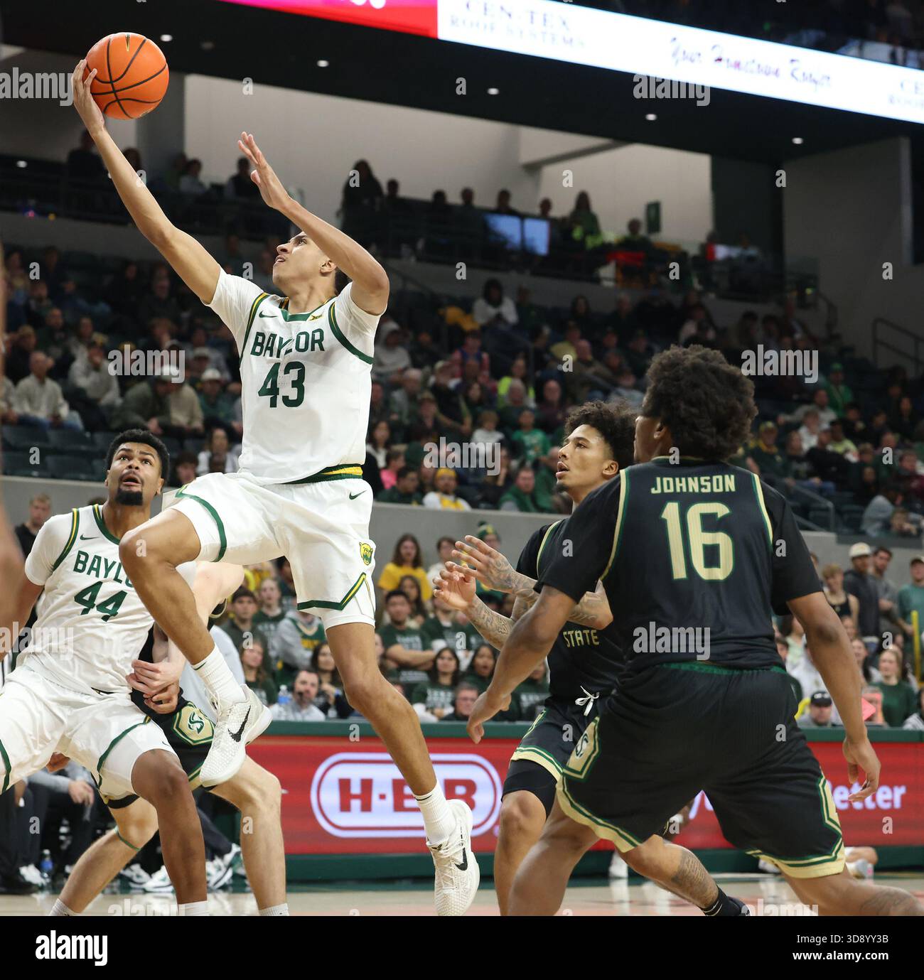 Baylor guard Cameron Carr scores past the Sacramento State defense in ...