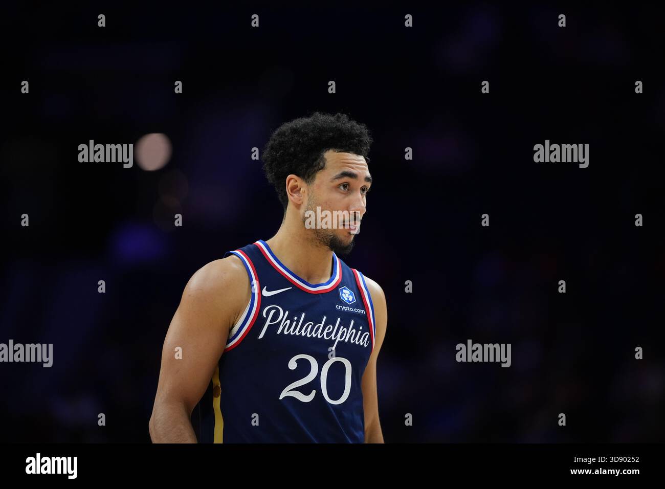 Philadelphia 76ers' Jared McCain plays during an NBA basketball game ...