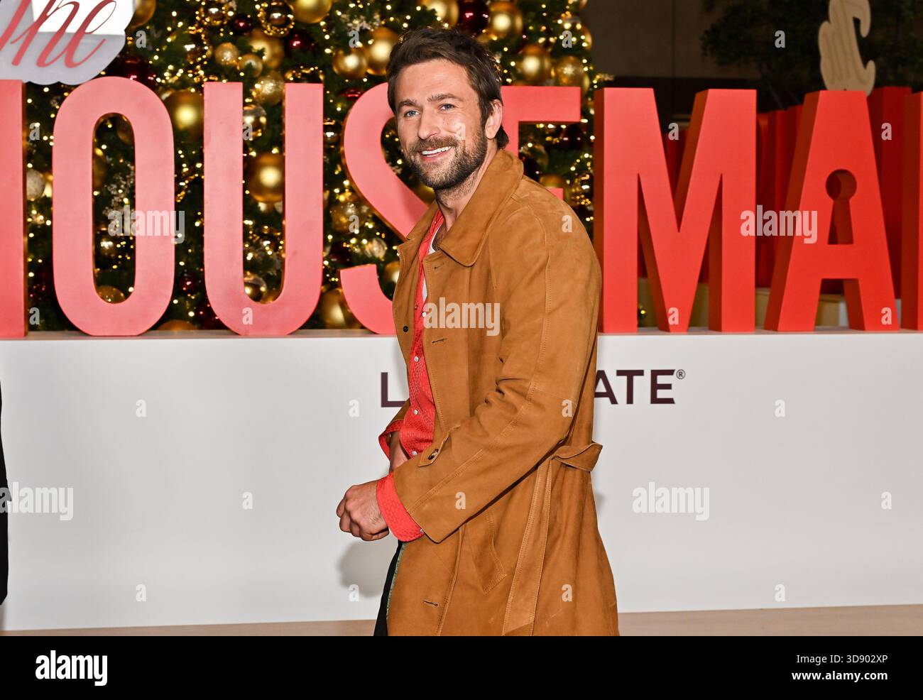Brandon Sklenar attends the special screening of "The Housemaid" at 787 ...