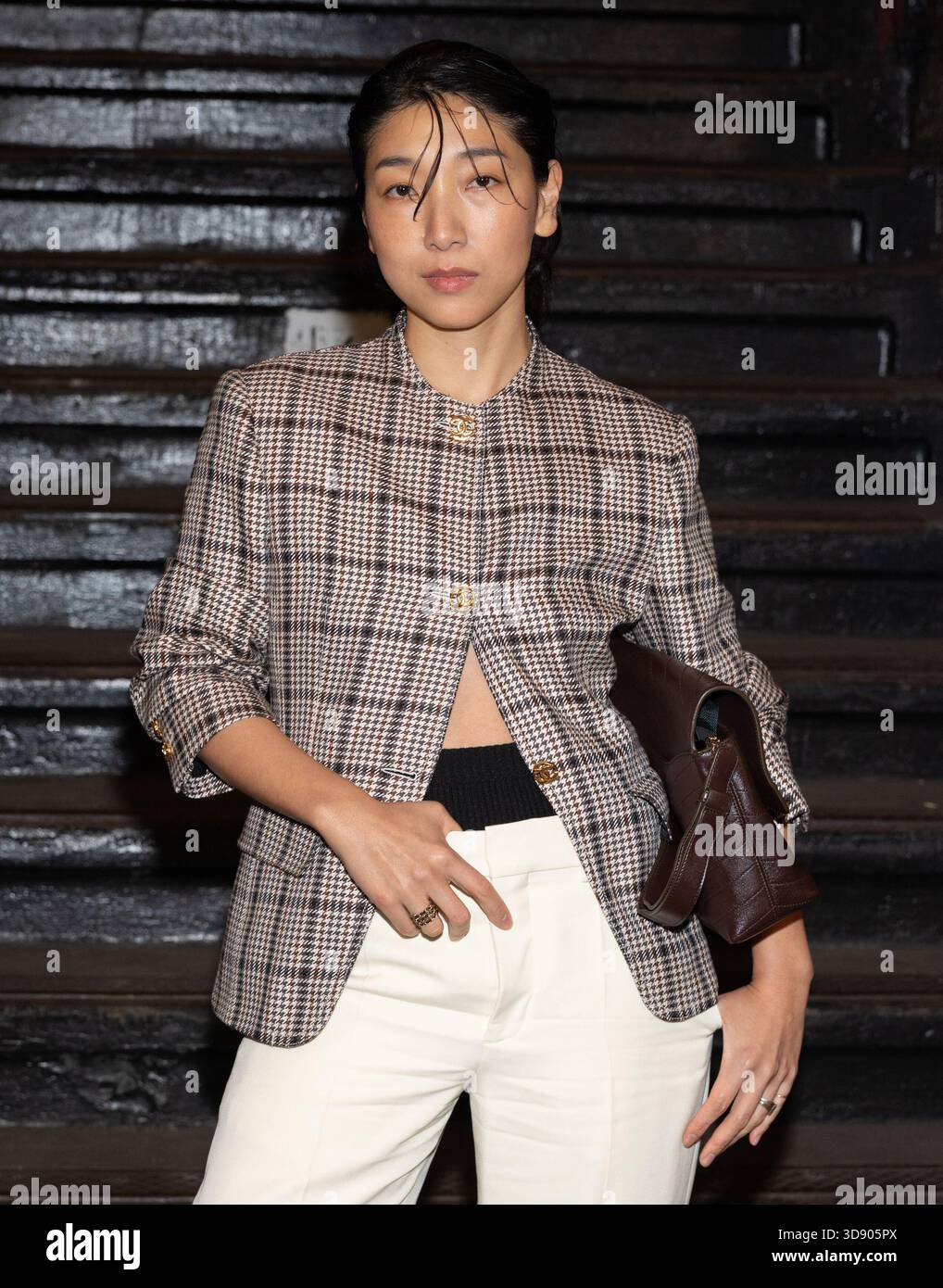 Sakura Ando attends the CHANEL 2025/26 Métiers d'art fashion show at ...