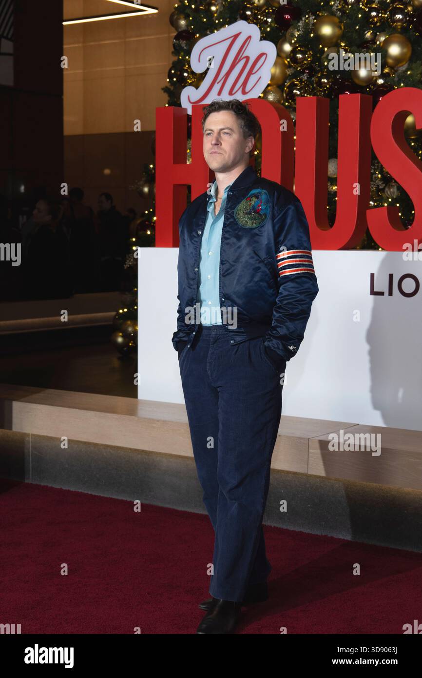 Alex Moffat attends the NY premiere or Housemaid at 787 on Seventh on ...