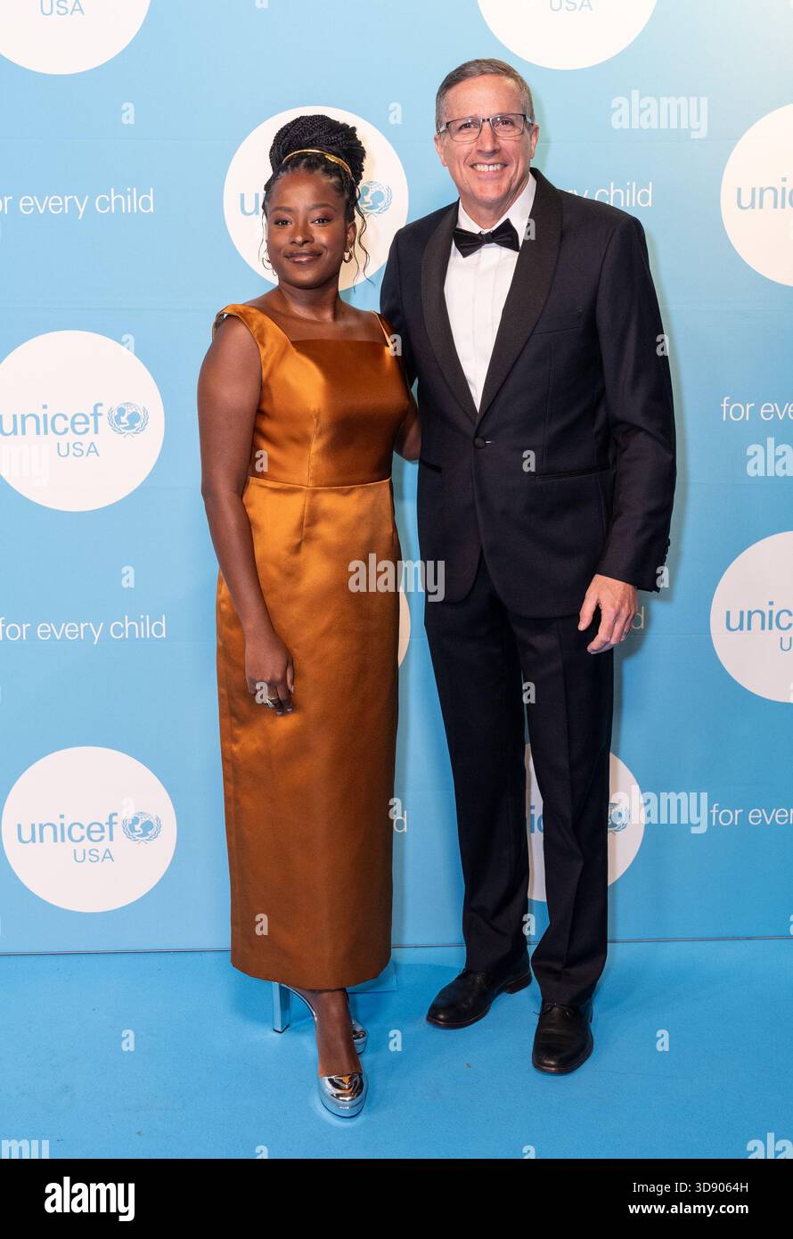 Amanda Gorman and Michael J. Nyenhuis attend UNISEF Gala at Cipriani 25 ...