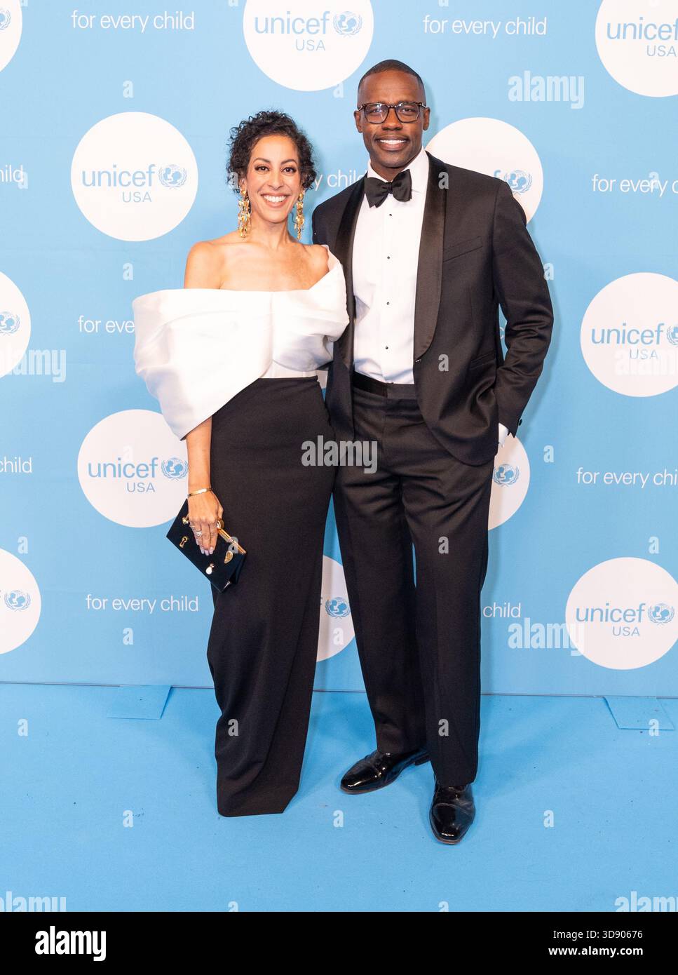 Jessica Malaty Rivera and Dr. Darien Sutton attend UNISEF Gala at ...