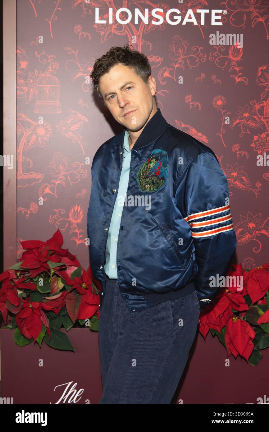 Alex Moffat attends the NY premiere or Housemaid at 787 on Seventh on ...