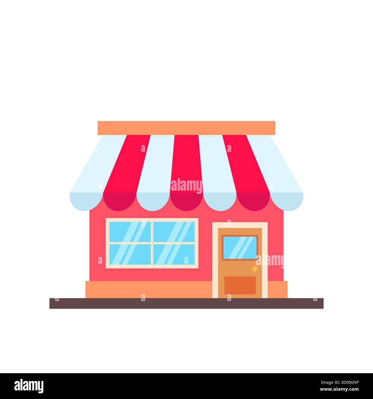 Cute Small Shop Vector Illustration Stock Vector Image & Art - Alamy