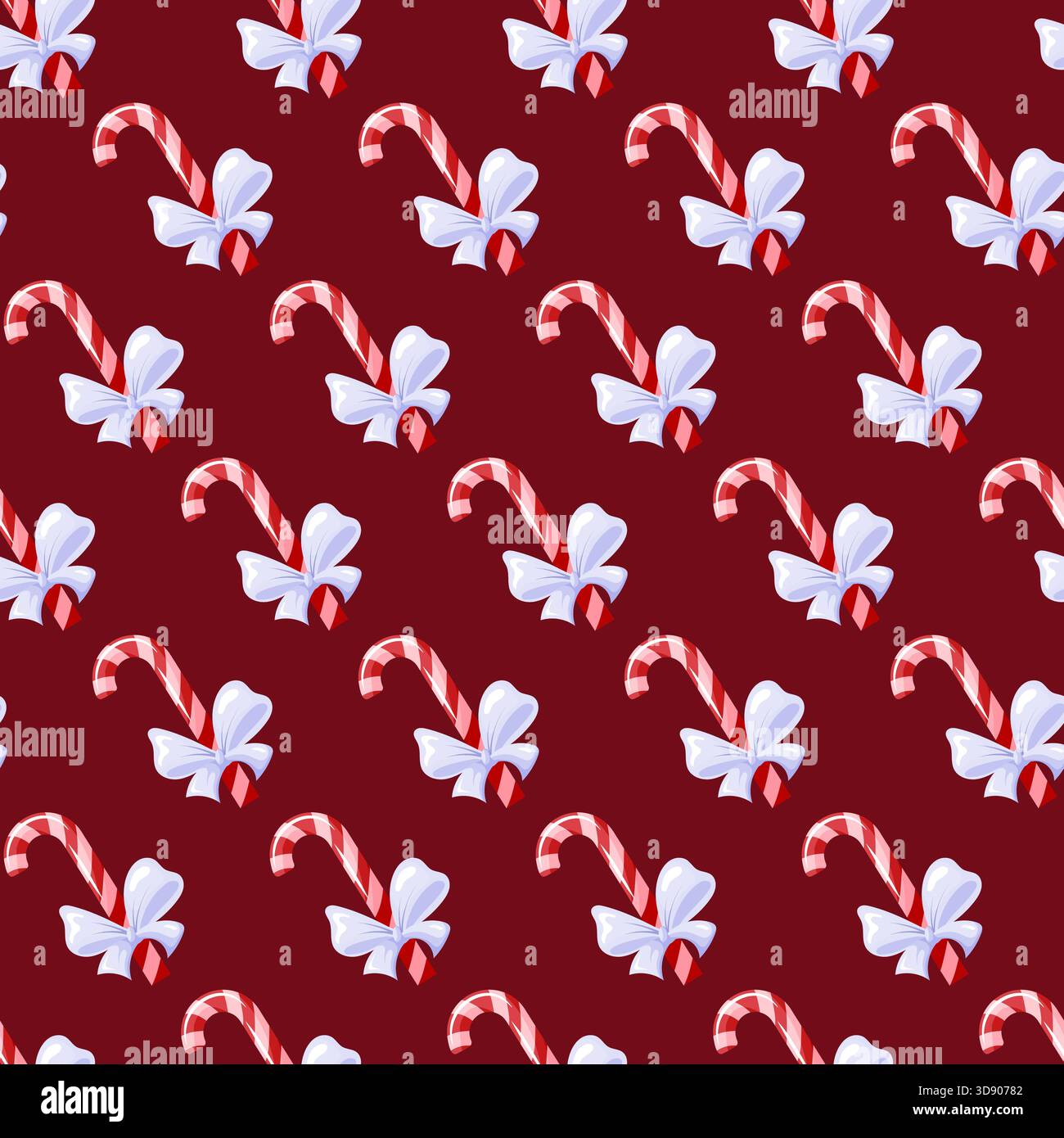 Red christmas candy canes Stock Vector Images - Alamy